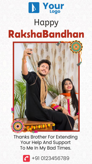 Raksha Bandhan Story Readymade Templates | Brands.live