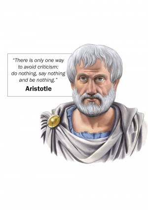 Aristotle Portrait And Quote Business Poster For Pinterest