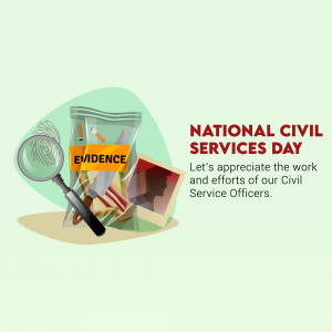 Download FREE National Civil Services Day Poster From Brands.live
