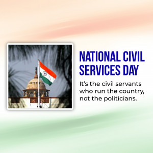 Download FREE National Civil Services Day Poster From Brands.live