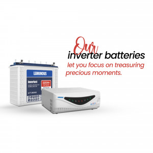 Luminous Inverter Batteries Banner For Instagram