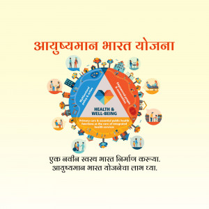 Ayushman Bharat Yojana - Health And Wellbeing Design For Threads