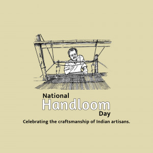 Download National Handloom Day Images, Poster and Photos | Brands.live
