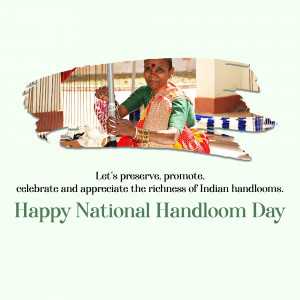 Download National Handloom Day Images, Poster and Photos | Brands.live