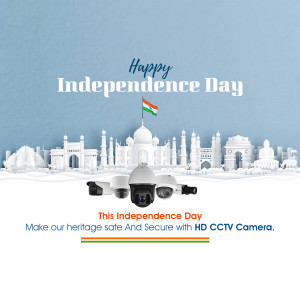 Happy Independence Day - Secure Your Heritage Graphic For LinkedIn