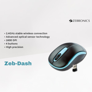 Zebronics Zeb-Dash Wireless Mouse Template For Google Business Profile