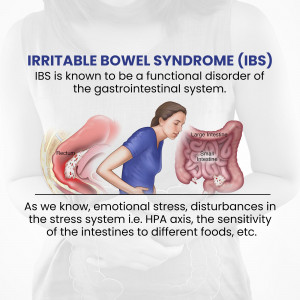 Irritable Bowel Syndrome (IBS) Illustration Poster For Threads