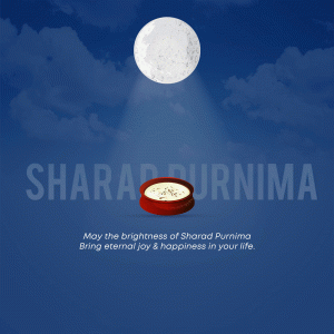 Sharad Purnima Images, Posters, Videos, and Banner | Brands.live