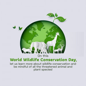 World Wildlife Conservation Day Post For Threads