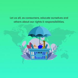 Consumer Rights And Responsibilities Poster World Consumer Rights Day