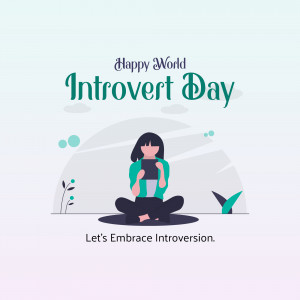 Download FREE World Introvert Day poster and Images | Brands.live