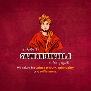 Celebrate Swami Vivekananda Jayanti with Posters & Videos | Brands.live