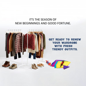 New Season, New Wardrobe Flyer For Pinterest