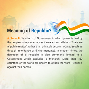 Download ready made posters of History of Republic Day | Brands.live
