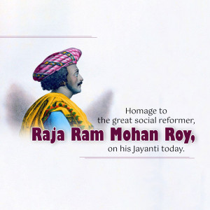 9500+ Raja ram mohan rai jayanti Images & Videos | Raja ram mohan rai ...