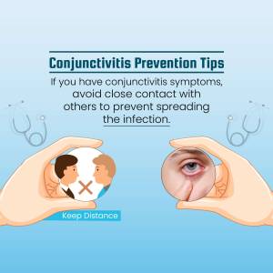 Conjunctivitis Prevention Tips Poster For Twitter