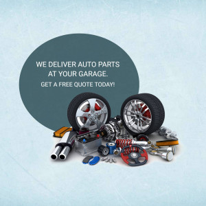 Auto Parts Delivery Service Banner For Telegram