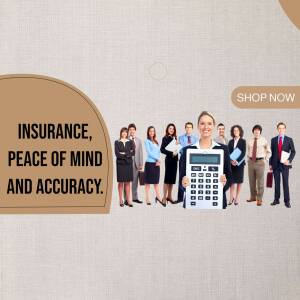 Insurance, Peace Of Mind And Accuracy Promotional Banner For Threads