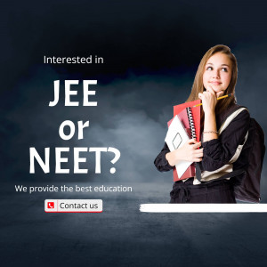 JEE Or NEET - Choose Your Path Graphic For Instagram