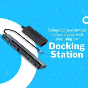 Docking Station - Connect All Your Devices Poster For Instagram