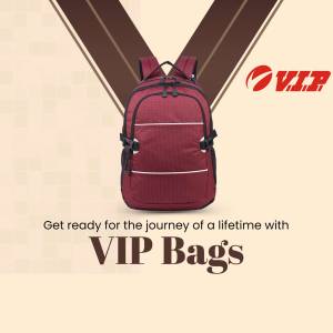 Vip Luggage Vector Logo