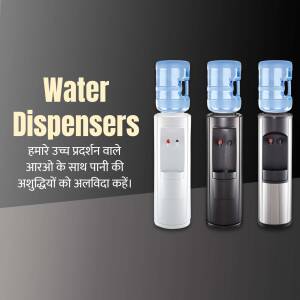 Water Dispensers - Stay Hydrated Banner For LinkedIn