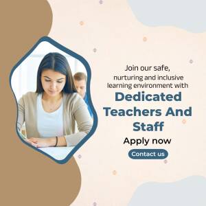 Dedicated Teachers And Staff - Join Our Learning Environment Image For ...