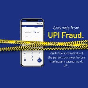 UPI Security Awareness Flyer For Threads