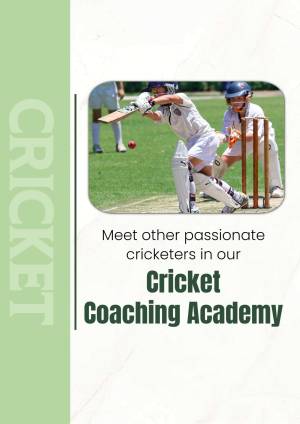 6000+ Cricket academies Images & Videos | Cricket academies Poster Make ...