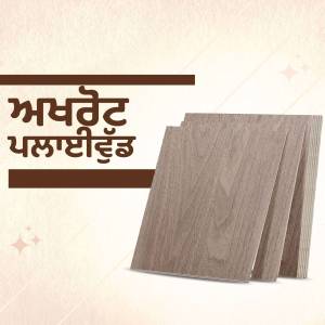 Punjabi Typography With Wood Texture Artwork For Pinterest