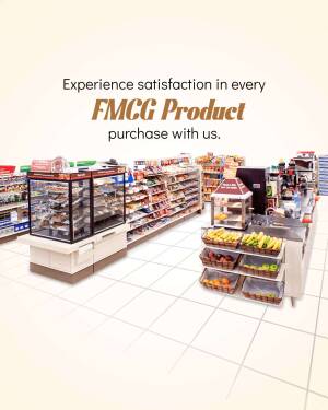 FMCG Product Showcase In Retail Store Social Media Post For Snapchat