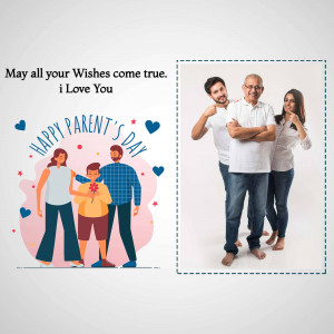 Happy Parent's Day Greeting Branding Post For Pinterest