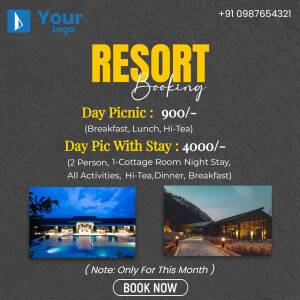 Resort Booking Offer Graphic For Threads