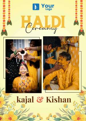 6000+ Haldi Images & Videos | Haldi Poster Make - 2024