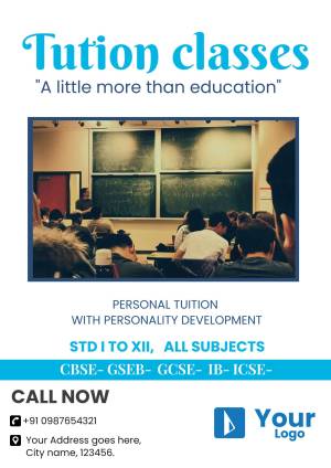 9500+ Tution classes a4 Images & Videos | Tution classes a4 Poster Make ...