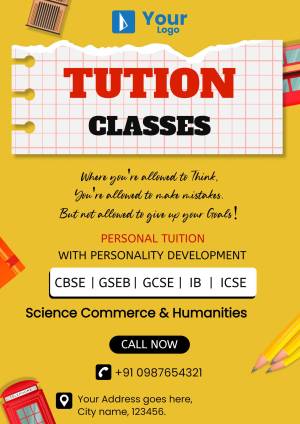 9500+ Tution classes a4 Images & Videos | Tution classes a4 Poster Make ...