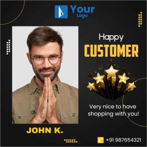 9000+ Happy customer Images & Videos | Happy customer Poster Maker - 2025