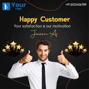 9000+ Happy customer Images & Videos | Happy customer Poster Maker - 2025