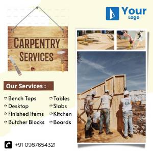 9500+ Carpenter services Images & Videos | Carpenter services Poster ...