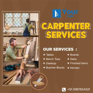 9500+ Carpenter services Images & Videos | Carpenter services Poster ...