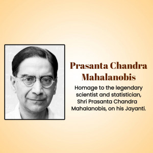 9500+ Prasanta chandra mahalanobis jayanti Images & Videos | Prasanta ...