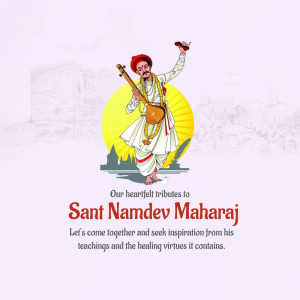 Sant Namdev Maharaj Tribute Image For WhatsApp