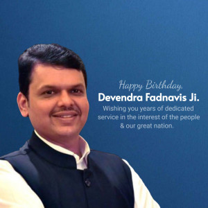 Devendra Fadnavis Birthday poster and Photo | Brands.live
