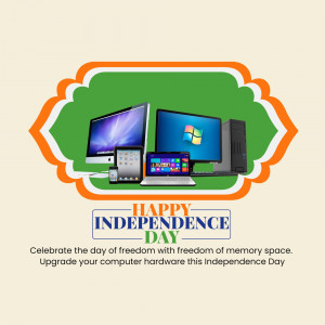 Independence Day Computer Sale Poster For Instagram