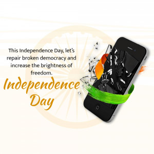 Independence Day Digital Campaign Promotional Banner For Pinterest