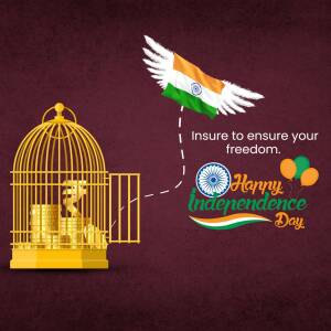 Happy Independence Day - Insurance Coverage Post For Instagram