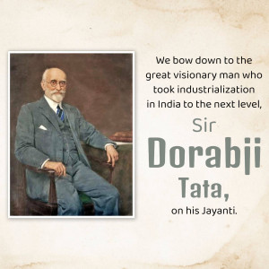 Dorabji Tata Jayanti images, poster & Banner | Brands.live