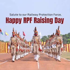 Railway Police Force (RPF) Raising Day images, poster & Banner | Brands ...