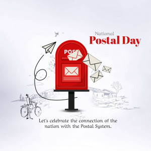 Get National Postal Day images and Poster from Brands.live