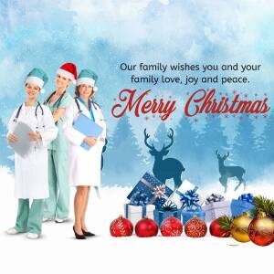 Christmas Greetings From Healthcare Professionals Image For WhatsApp